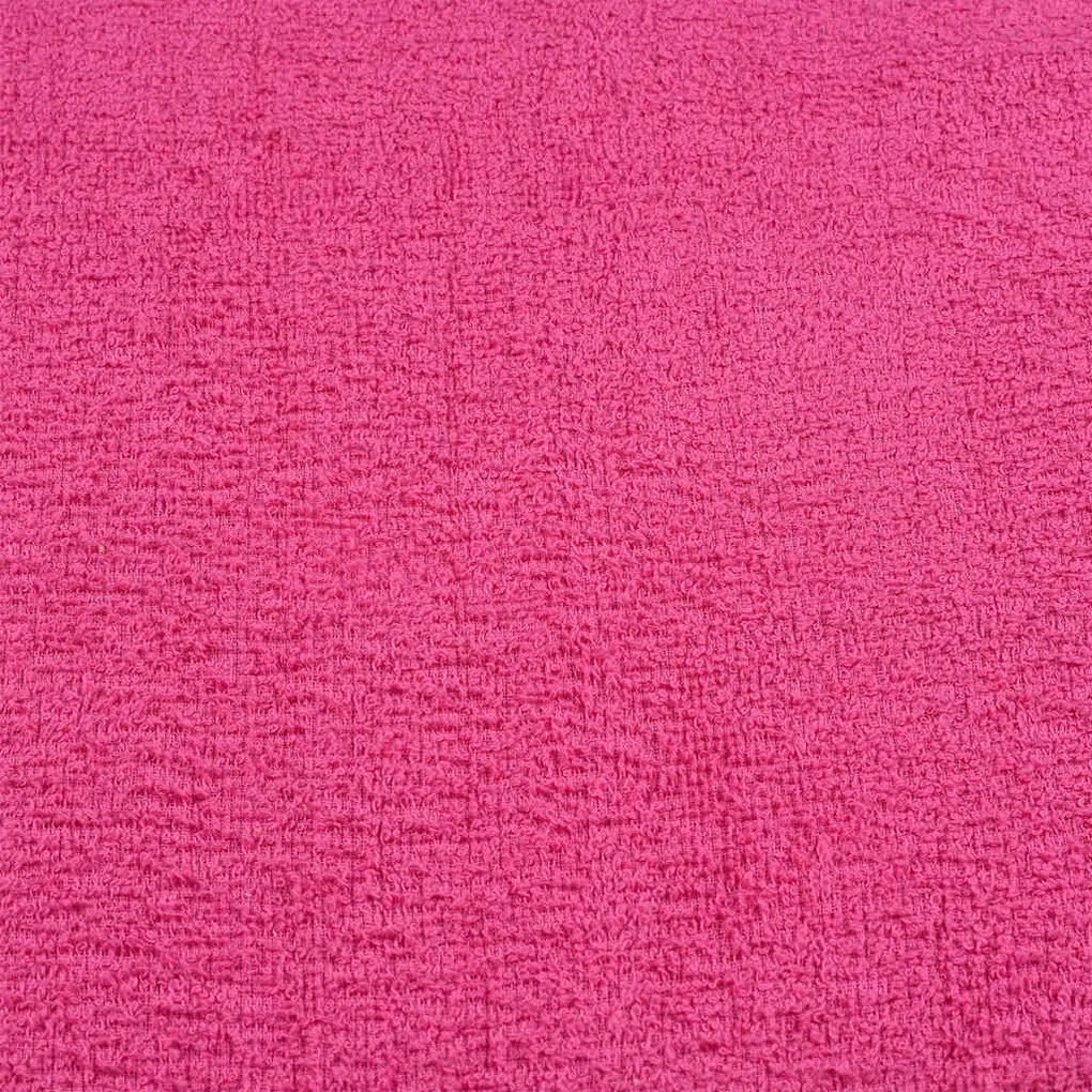 Ručníky FROGN 10 ks růžové 100x150 cm 360 g/m² 137054