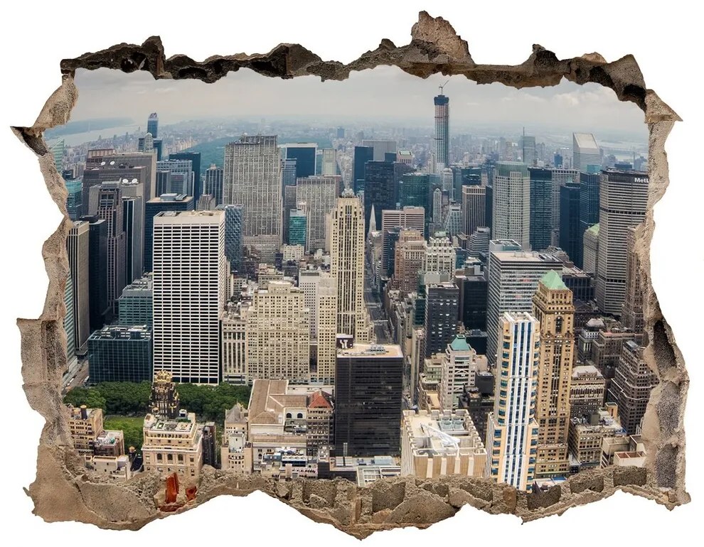 Wallmuralia Fototapeta díra na zeď 3D New York 95x64 cm