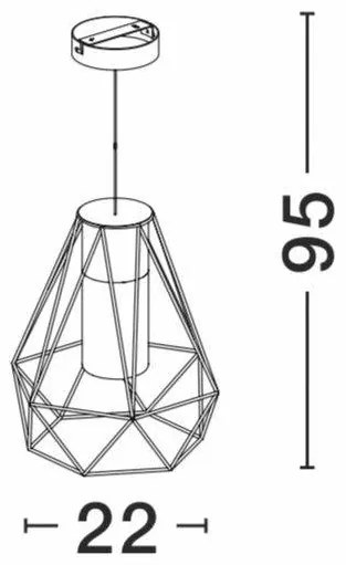 Venkovní lustr ISIDORA 870445 Nova Luce