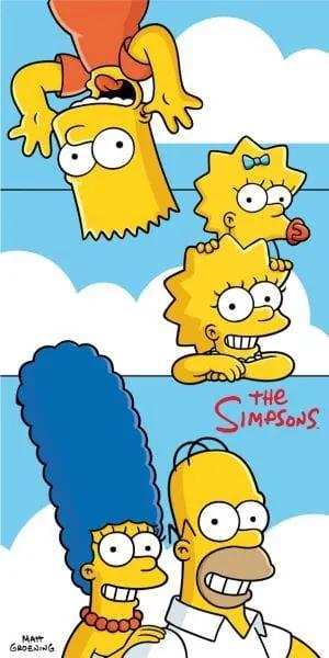 Osuška Simpsons family Clouds