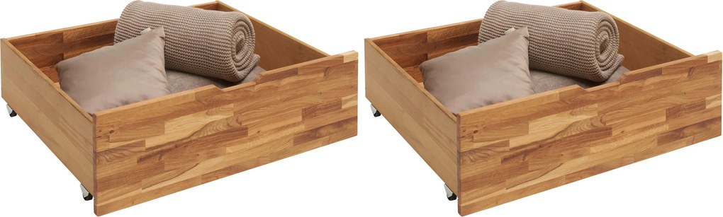 XXXLutz ÚLOŽNÝ PROSTOR - SADA, 83/29/68 cm, divoký dub Carryhome - Kostry postelí & díly k postelím - 002730001603