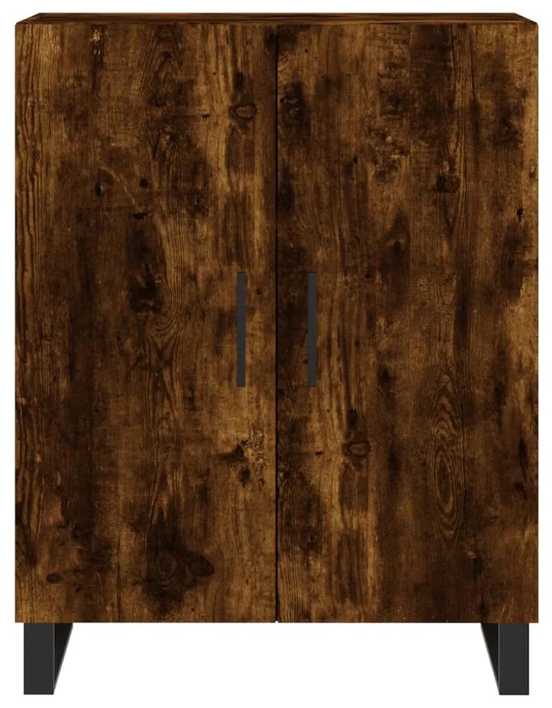 Skříň highboard kouřový dub 69,5 x 34 x 180 cm kompozitní dřevo,  3189282