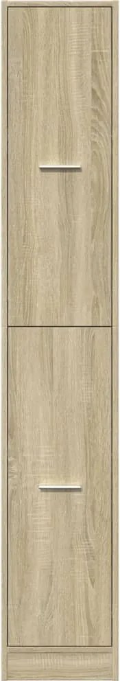 Skříňka na léky dub sonoma 30 x 41 x 174,5 cm kompozitní dřevo 3309629