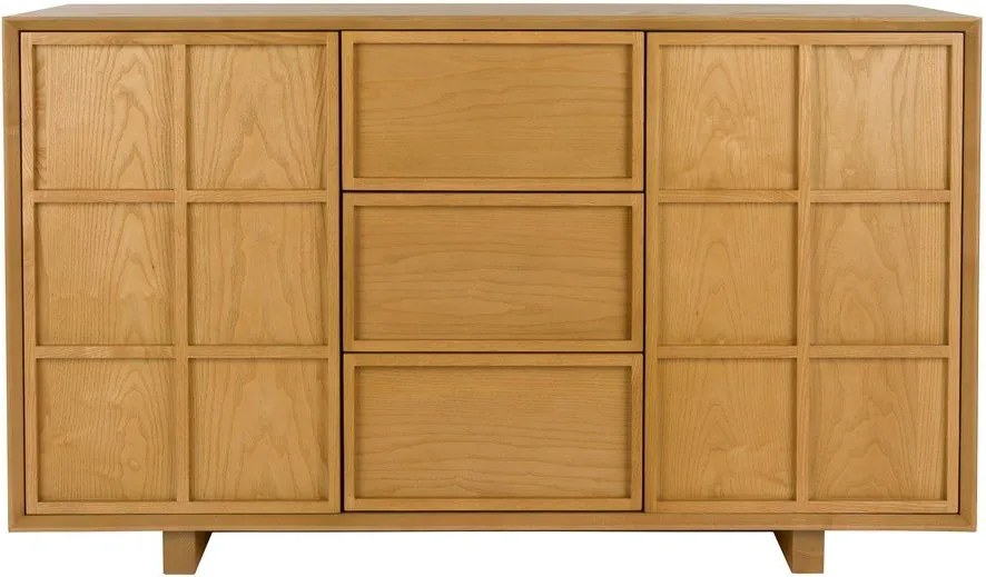 Komoda z jasanového dřeva v přírodní barvě 120x70x45 cm Raster – Zuiver