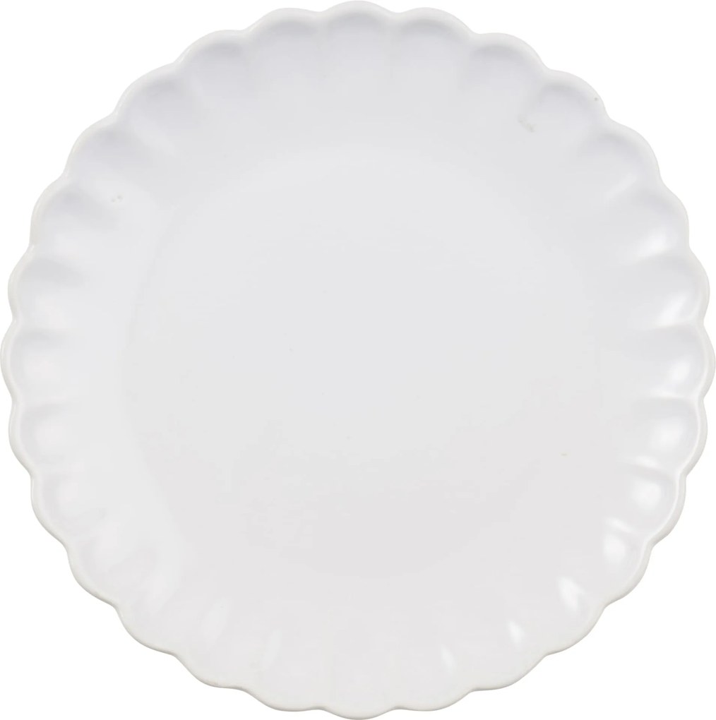 Ib Laursen - keramický talíř Mynte Pure White 20 cm