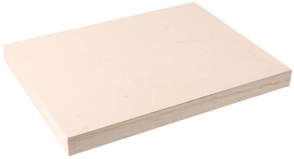 ČistéDřevo Dřevěný servírovací tác 40 x 30 cm