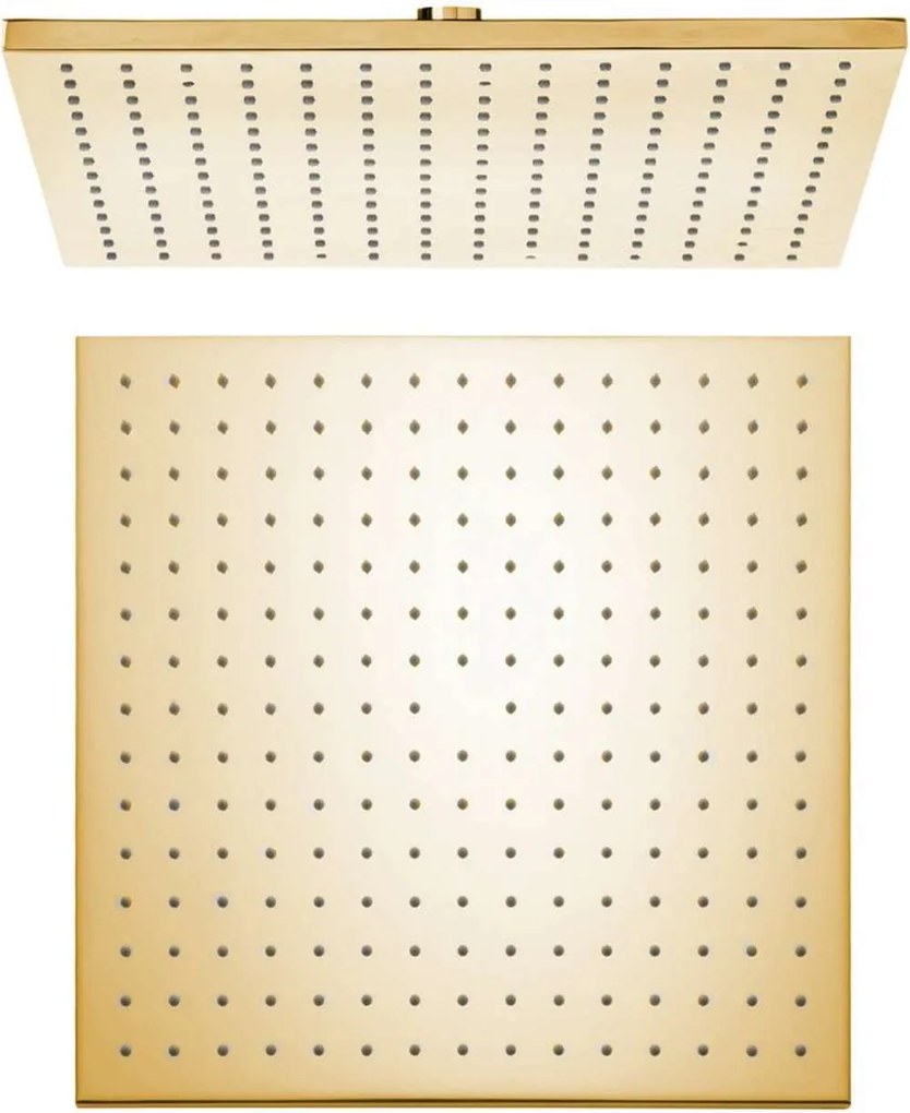 Sapho - Hlavová sprcha, 300x300 mm, zlato SF317