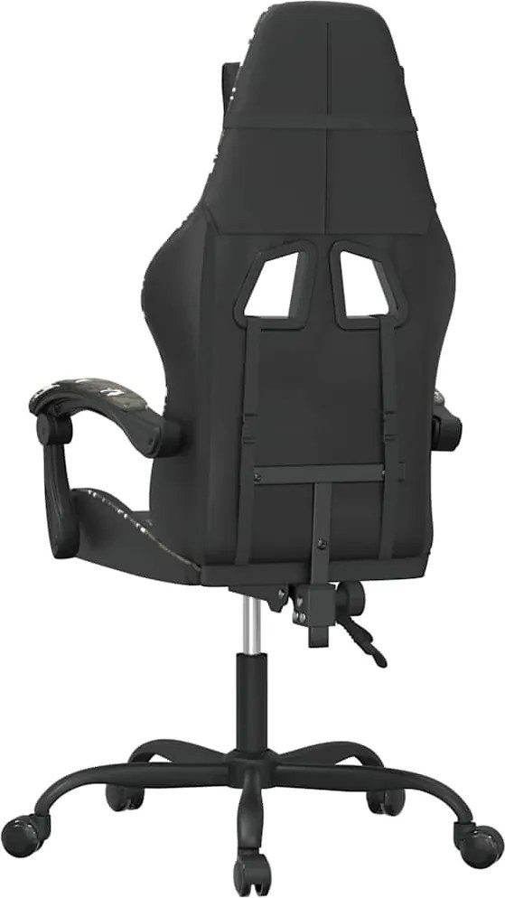 Herní židle černá a maskáčová umělá kůže 3143853