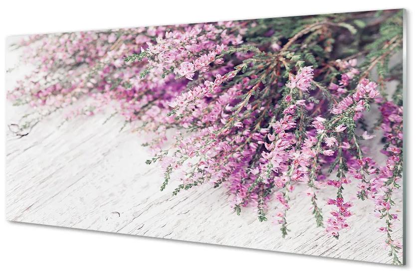 akrylový obraz květiny desky 100x50 cm