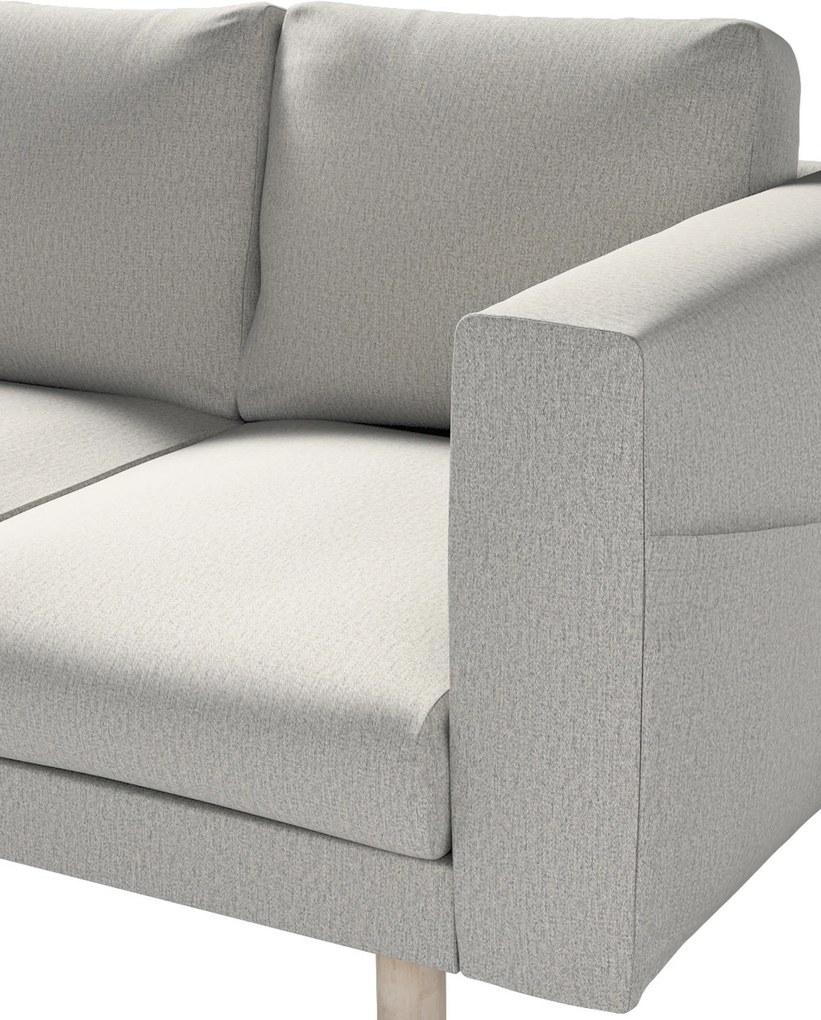 Potah na pohovku IKEA Norsborg 3-místná barva šedá látka pletený vzor