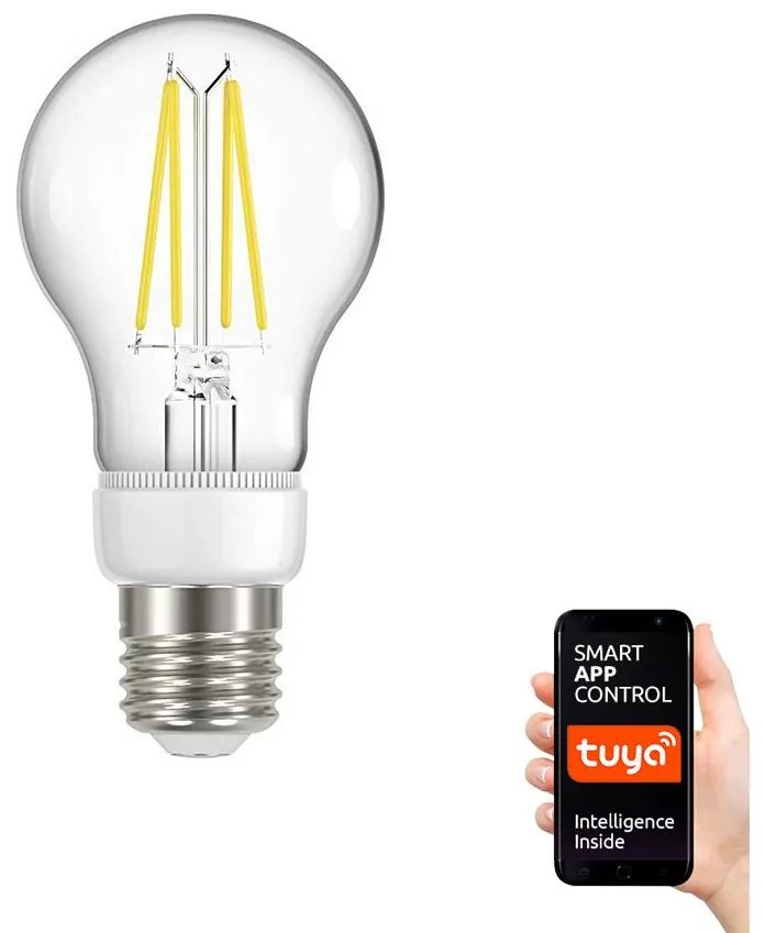 Immax NEO SMART LED filament E27 6,3W, teplá bílá, stmívatelná, Zigbee 3.0