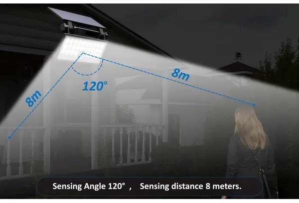 Top Light - LED Solární nástěnný reflektor HELEON PRO LED/8W/3,7V IP65 4000K