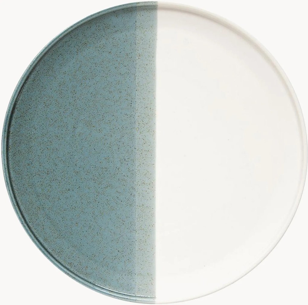 Sada snídaňových talířů z porcelánu Double, 4 díly