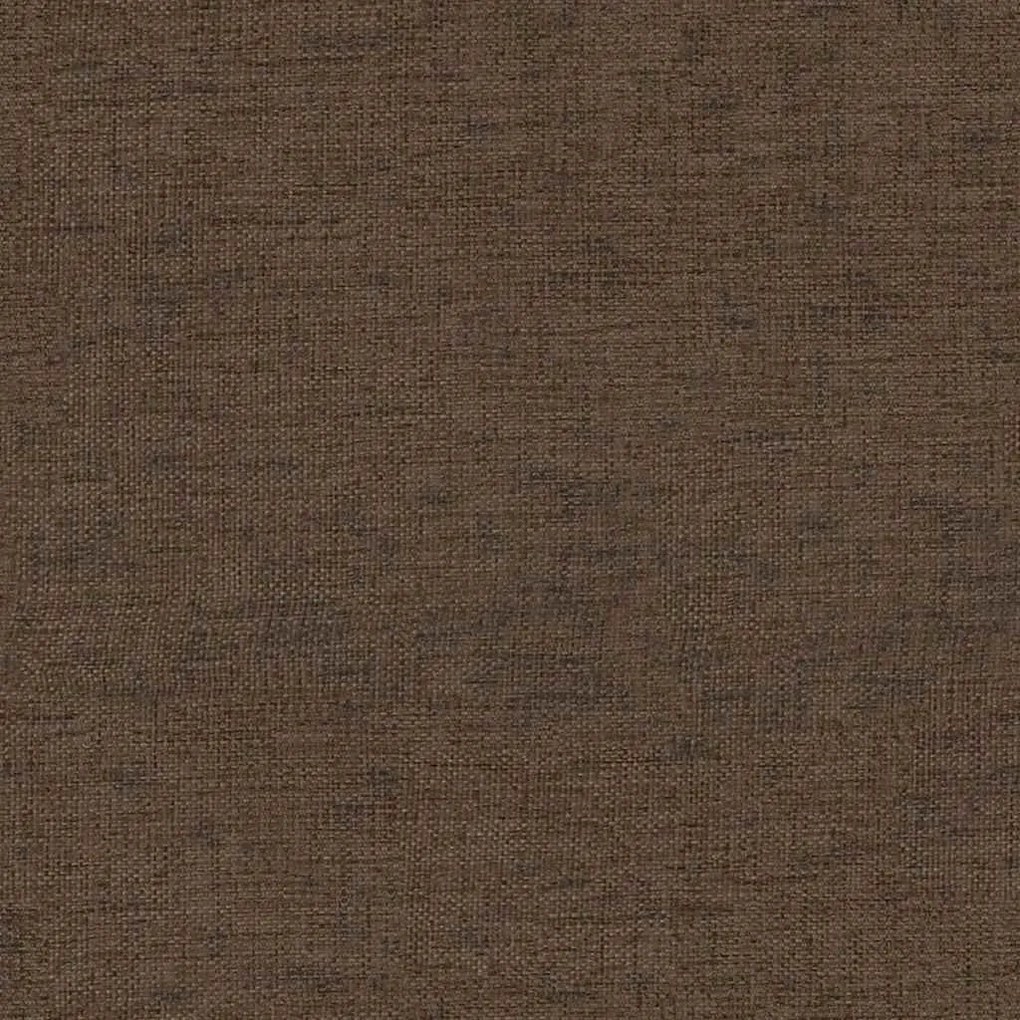 Relaxační křeslo se stoličkou hnědé textil 3097771