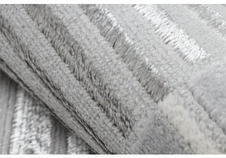 Dywany Luszczow Kusový koberec LIRA E2681 Pruhy, šedá Rozměr koberce: 80 x 150 cm