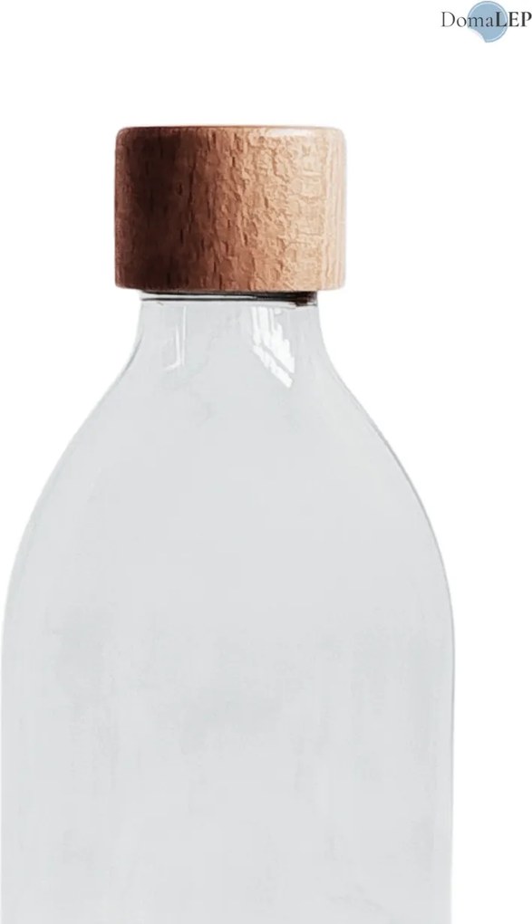 Dávkovač mýdla STELLA 330 ml s uzávěrem přírodní dřevo