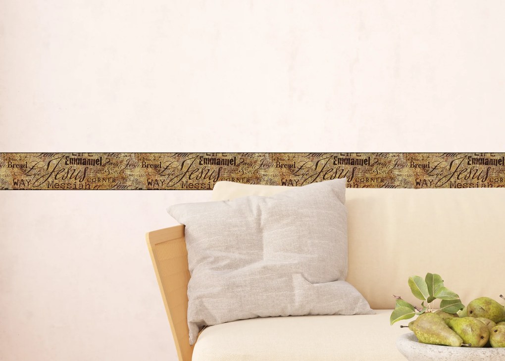 Samolepící bordura na zeď Canvas | 5 m x 13.8 cm | DWB8200