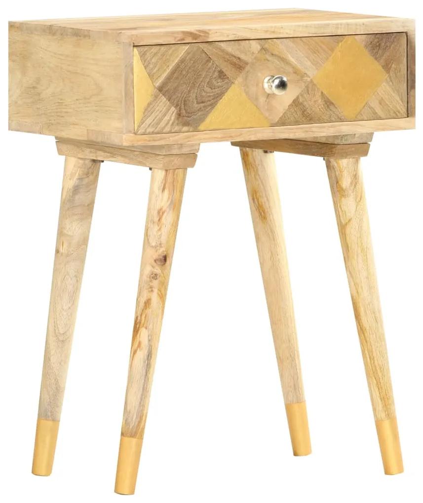 285857 vidaXL Noční stolek 43 x 30 x 58 cm masivní mangovníkové dřevo