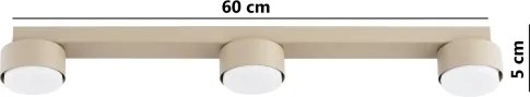 Brilagi - LED Bodové svítidlo MONO 3xGX53/30W/230V béžová