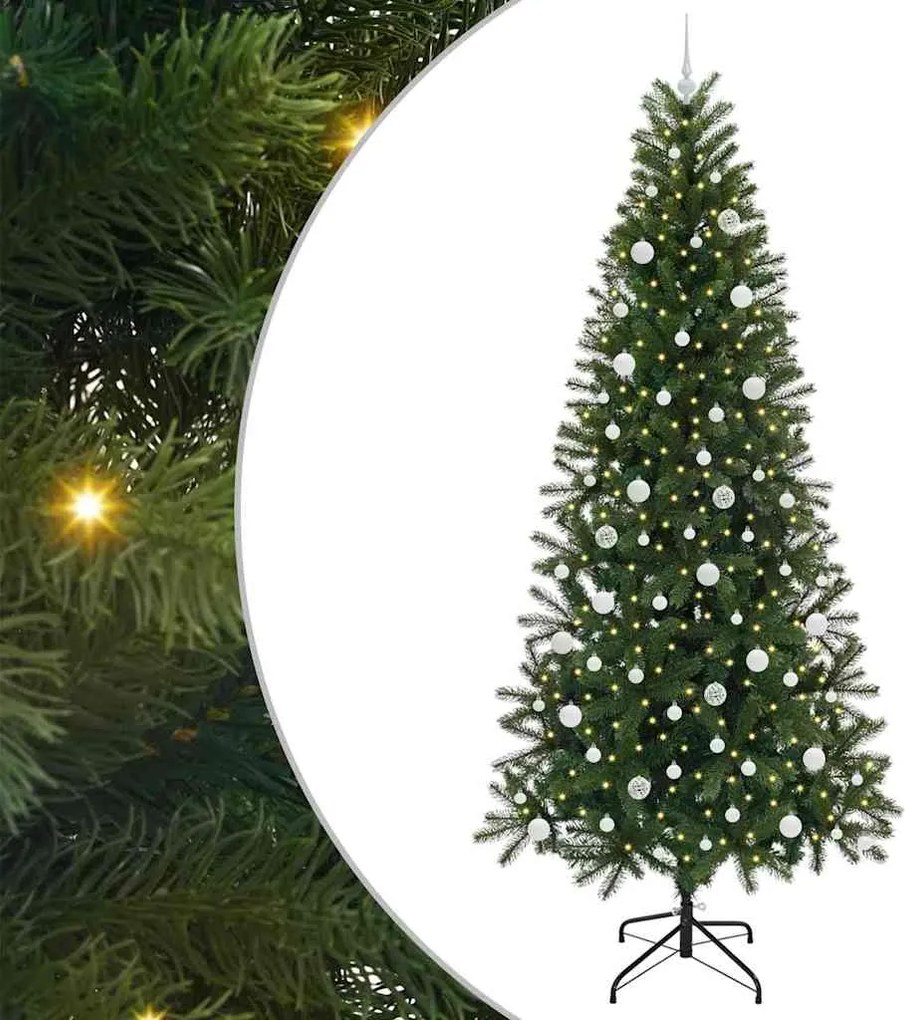 Umělý vánoční stromeček Zelená 240 cm PE a PVC 3397383