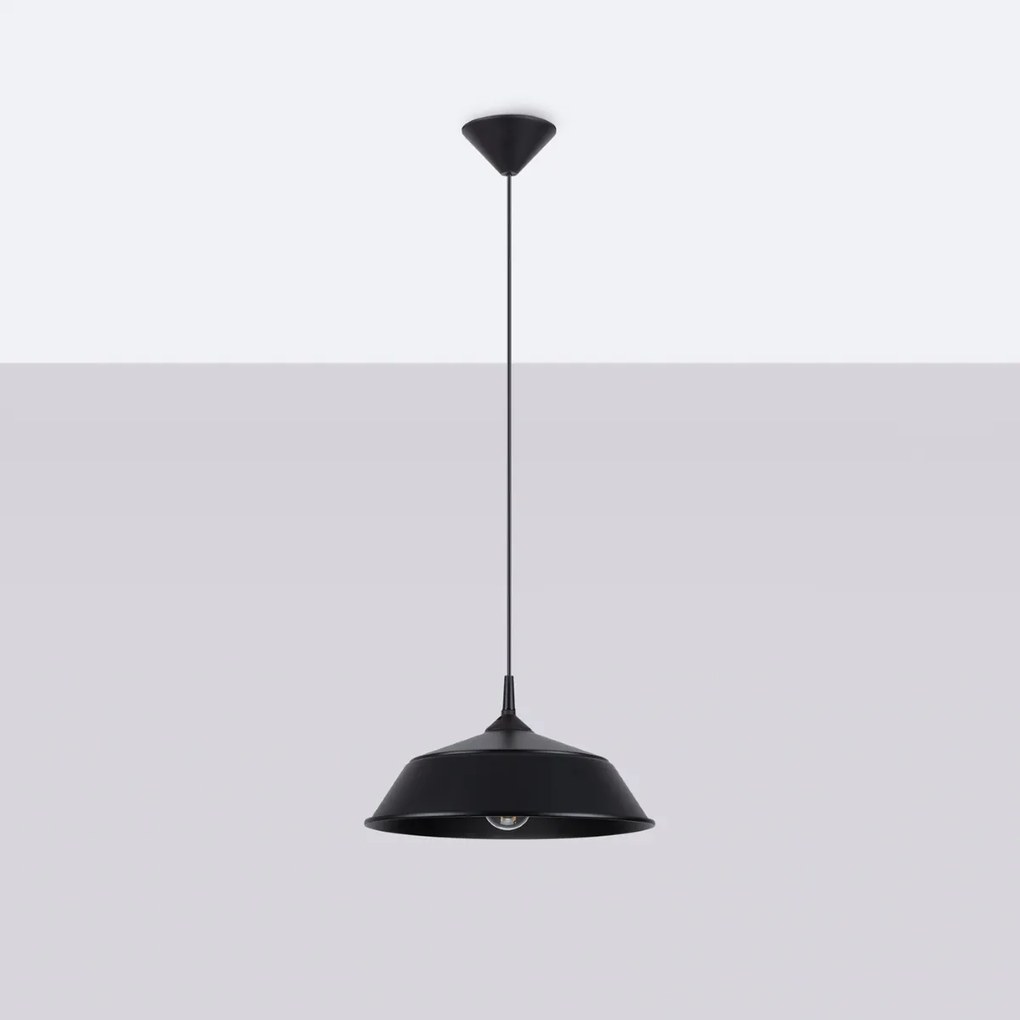 Sollux Lighting Závěsné svítidlo FRIKA Černá