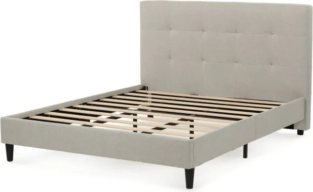 Manželská postel béžová 160x200 cm BED-M160 CRM2