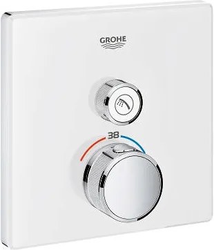Grohe Grohtherm SmartControl - Termostatická sprchová baterie pod omítku s 1 ventilem, měsíční bílá 29153LS0