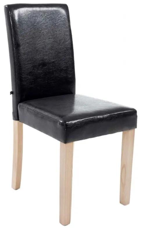 Bhm germany Jídelní židle Ina, syntetická kůže, černá