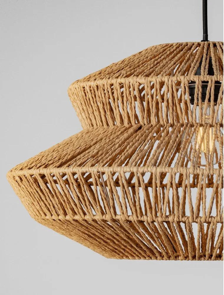 Provazové závěsné svítidlo v přírodní barvě ø 50 cm Nua – Nova Luce