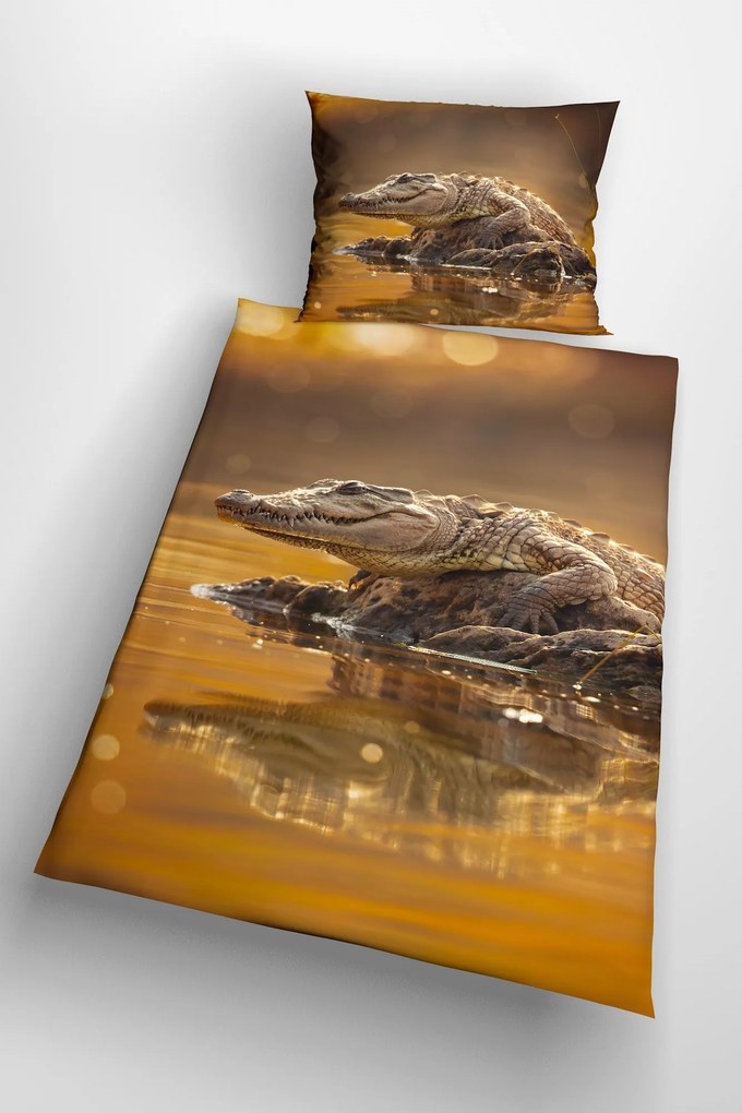 3d povlečení s krokodýlem - Crocodile Crocodile 140x200 cm