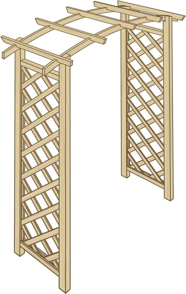 LANIT PLAST, s.r.o. pergola na růže LANITPLAST S7011 LG2406