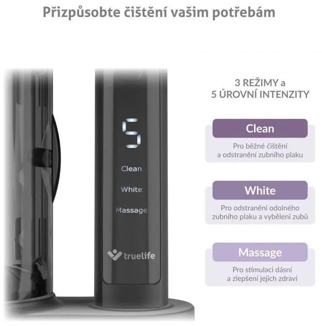 TrueLife Sonický zubní kartáček SonicBrush K150 UV