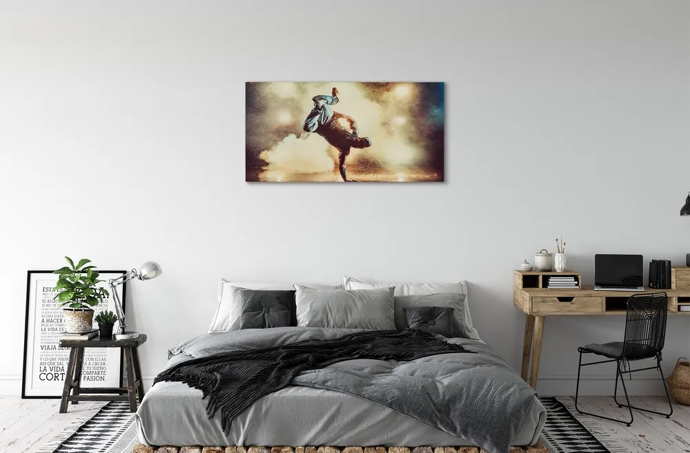 Obrazy na plátně Muž kouř tanec 120x60 cm