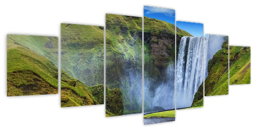 Obraz - Vodopád Seljalandsfoss (210x100 cm)