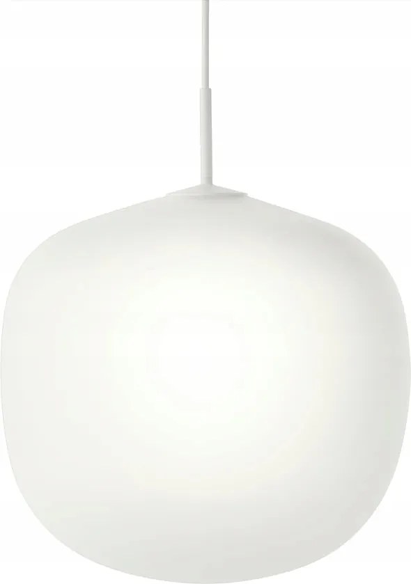 Muuto Rime Závěsná lampa 45 cm Bílá Stínidlo Opal