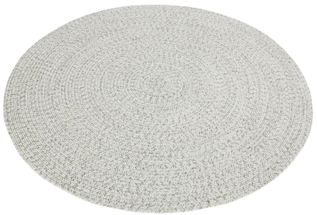 NORTHRUGS - Hanse Home koberce Kusový koberec Braided 105553 Light Melange kruh – na ven i na doma - 150x150 (průměr) kruh cm