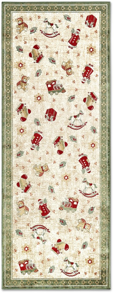 Villeroy & Boch Běhoun Toy's delight se střiženým vlasem 106218 Green, Multicolor, 80x200, zelená, obývací pokoj