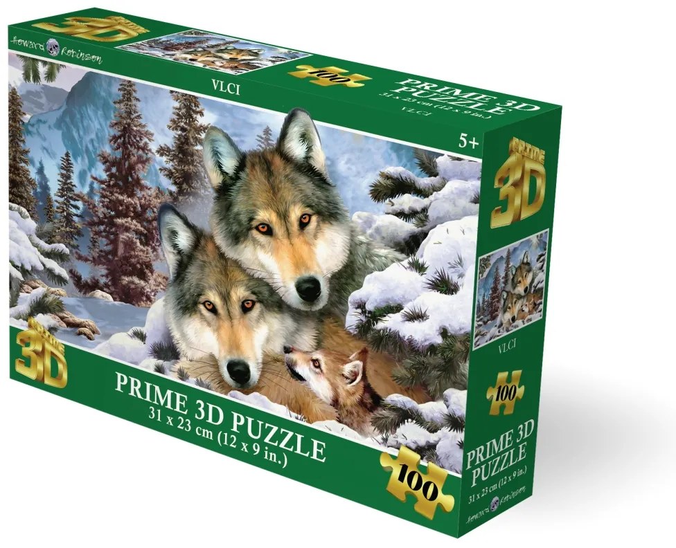 Puzzle 3D - Vlci