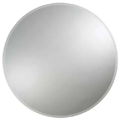 Kulaté zrcadlo do koupelny - ø 50 cm s fazetou - Opal