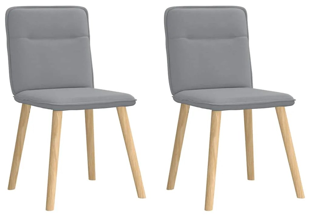 Jídelní židle 2 ks černé textil
