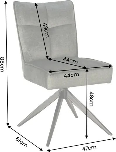 Designová otočná židle Narayan zelený samet