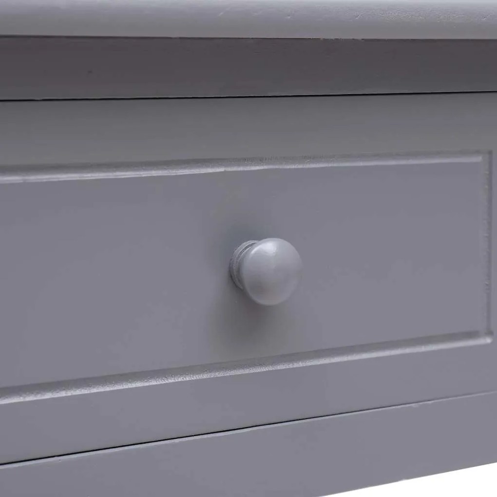 Psací stůl šedý 110 x 45 x 76 cm dřevo 284156