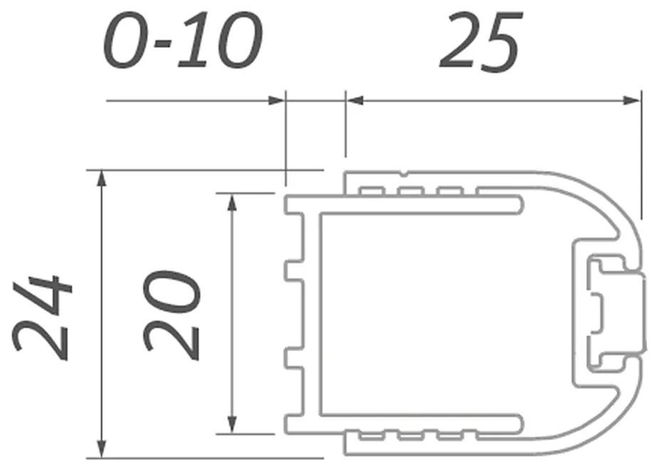 Sprchové dveře jednokřídlé s pevnou částí LZDO1 Viz technická specifikace Transparent Brillant LYE4/1000+LYE4/1100 1000 1100 LYE4/1000_LYE4/1100