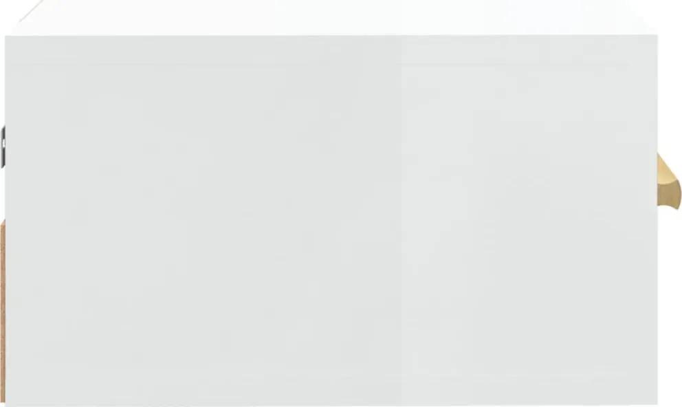 vidaXL Nástěnné noční stolky 2 ks 35 x 35 x 20 cm [812847] Barva: Černá