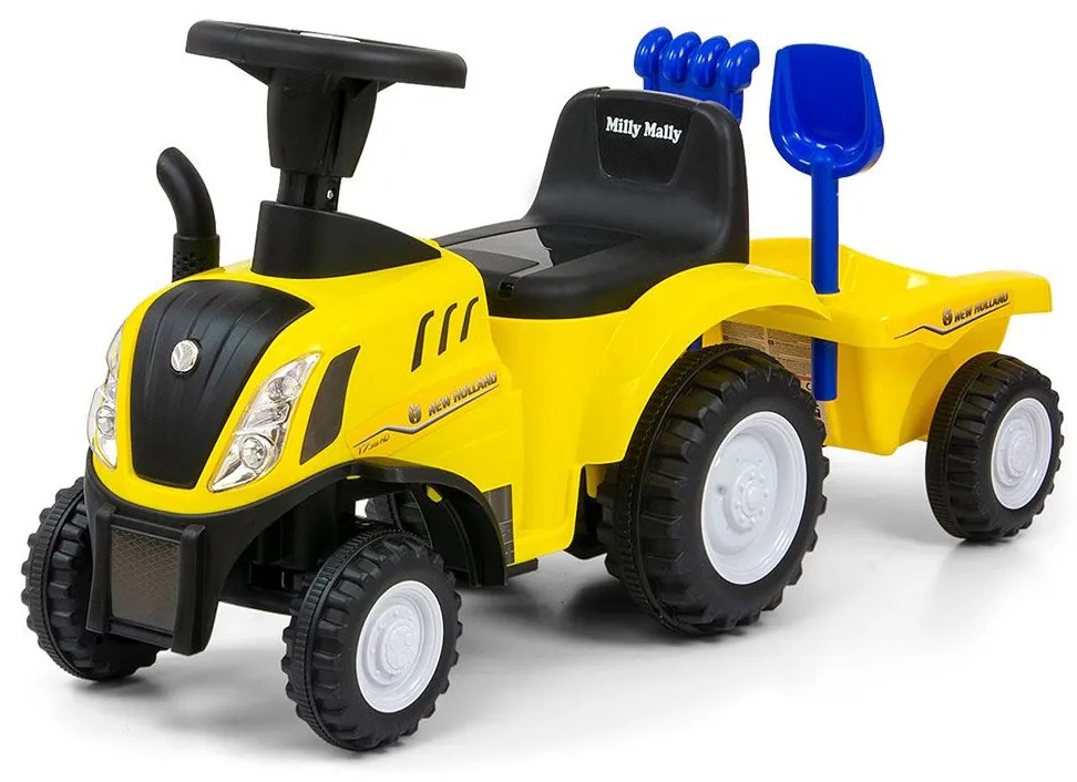 Odrážedlo NEW HOLLAND T7 TRAKTOR Milly Mally žluté