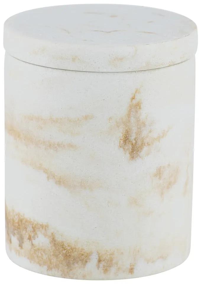 Bílý úložný box Wenko Odos, ⌀ 8,5 cm