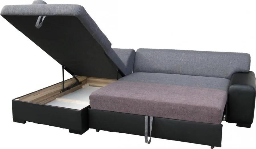 Casarredo - Komfort nábytek Rohová sedací souprava SPLIT, rozkládací s úložným prostorem, pravá, M1100/S21