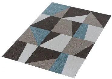 Koberce Breno Kusový koberec EFOR 3716 Blue, Modrá, Vícebarevné, 240 x 340 cm