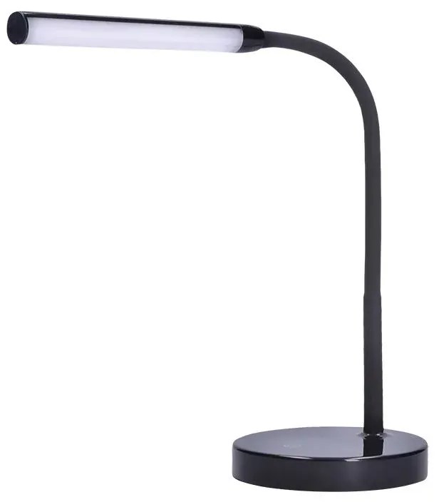 Solight LED stolní lampička, 4W, stmívatelná, 4200K, černá barva