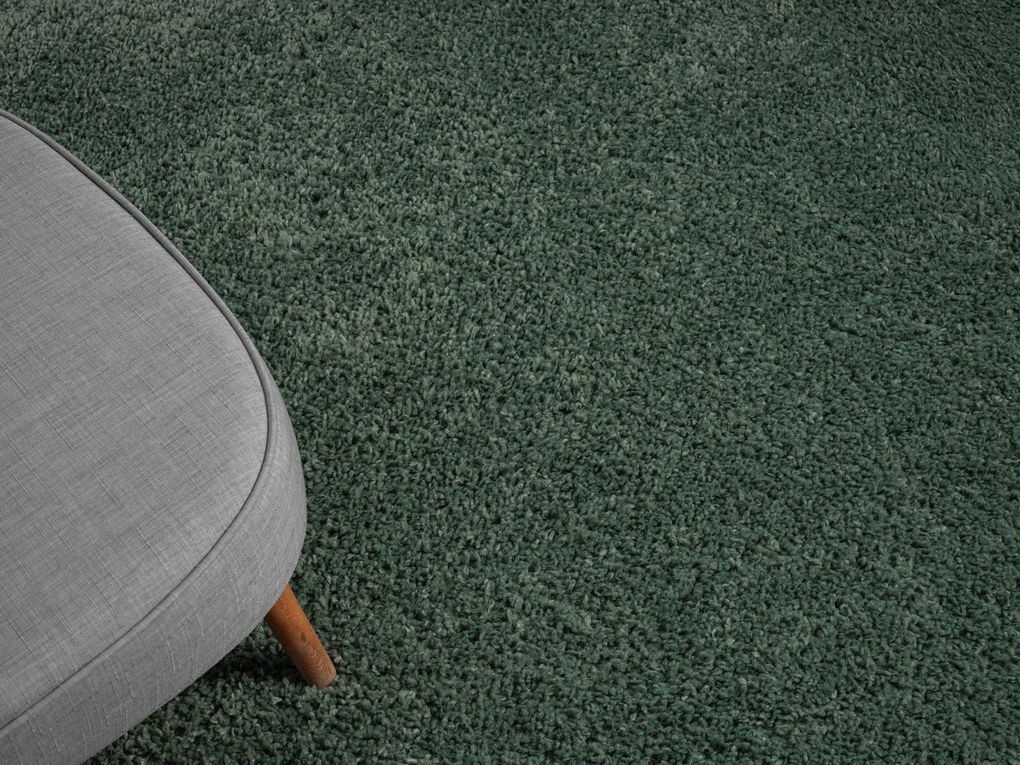 My Flair, Kusový koberec My Shaggy hellgrün, 60x90, zelená, chodba / předsíň
